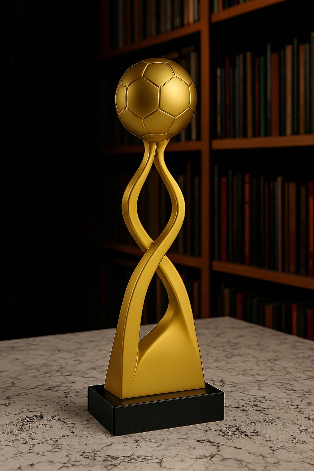 Elite Gold Football Trophy | Custom Soccer Awards UAE - Crown Gifts